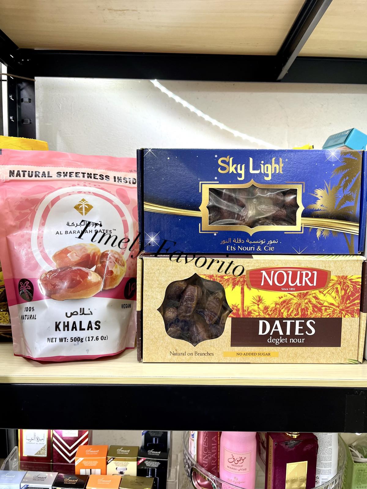 Sky Light/Nouri Dates Deglet Nour 400g/Khalas Al Barakah Dates 500g ...