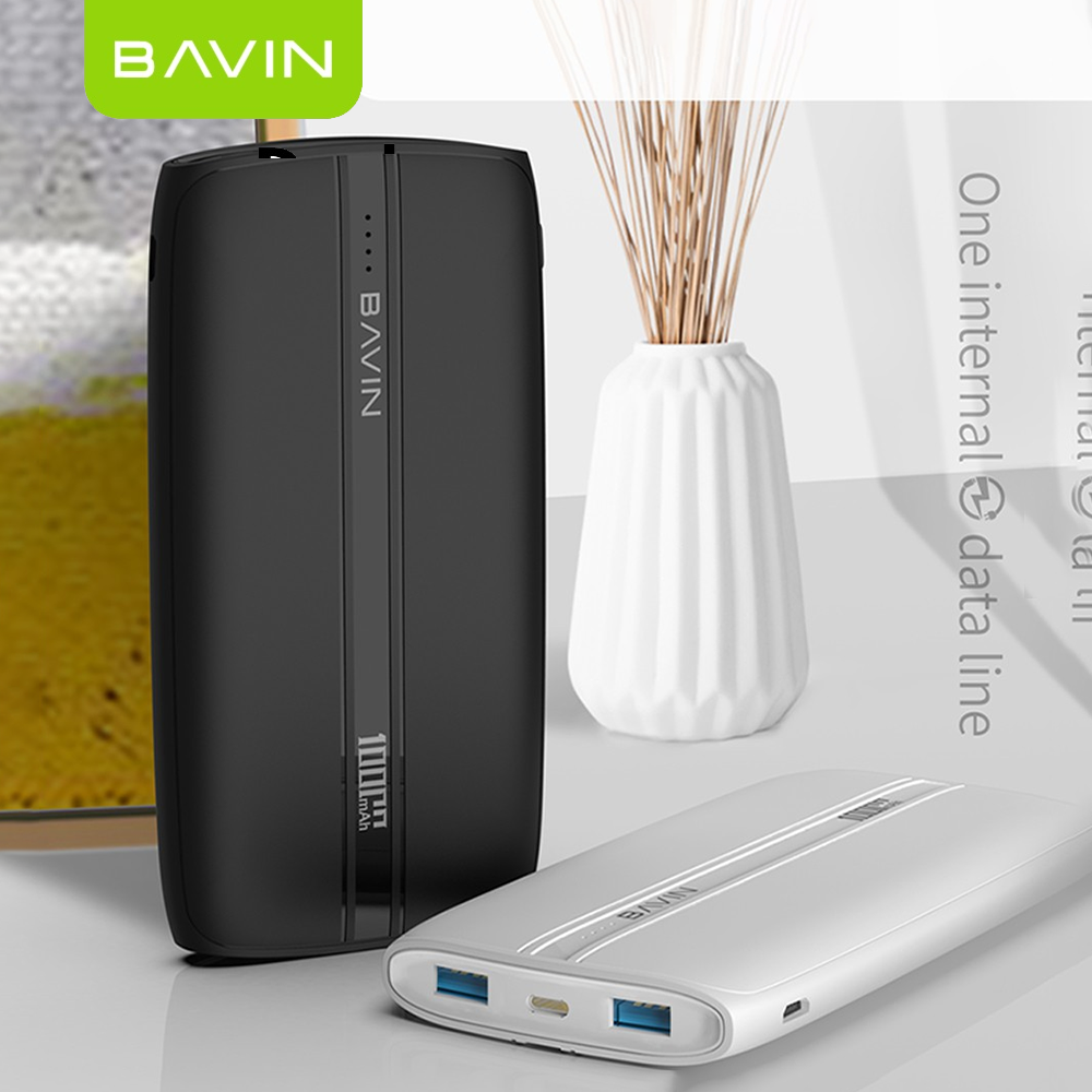 BAVIN PC087 10000mAh Slim Size Portable Power Bank W/ Micro Type-C ...