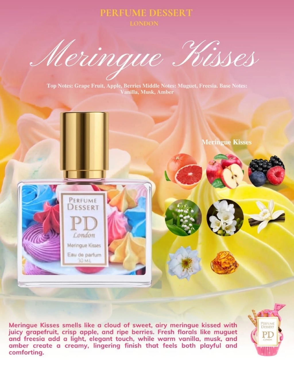 BUY 1 TAKE 1 | Meringue Kisses 30ml Perfume Dessert London Official Store | Long Lasting | Women ...