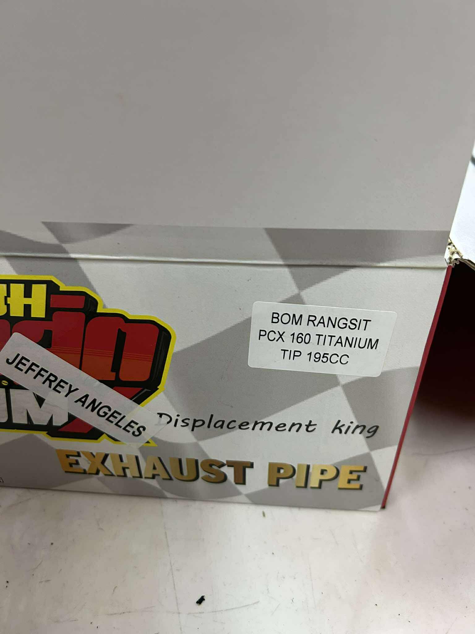 BOM X POWERPIPE PCX 160 / ADV 160195CC STREET LEGAL TITANIUM TIP ...