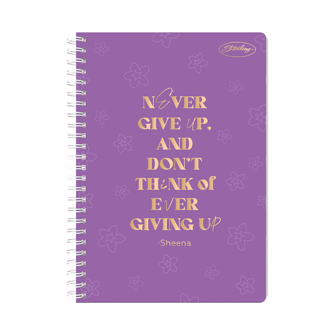 Sterling Bini Quotes Set of 8 Spiral Notebook 685 80 Leaves (Limited ...