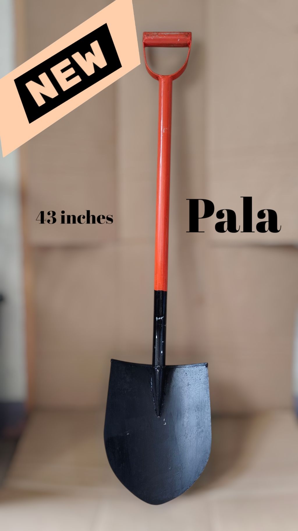 Round Pointed Shovel or Pala 43 inch' All Steel | Shopee Philippines