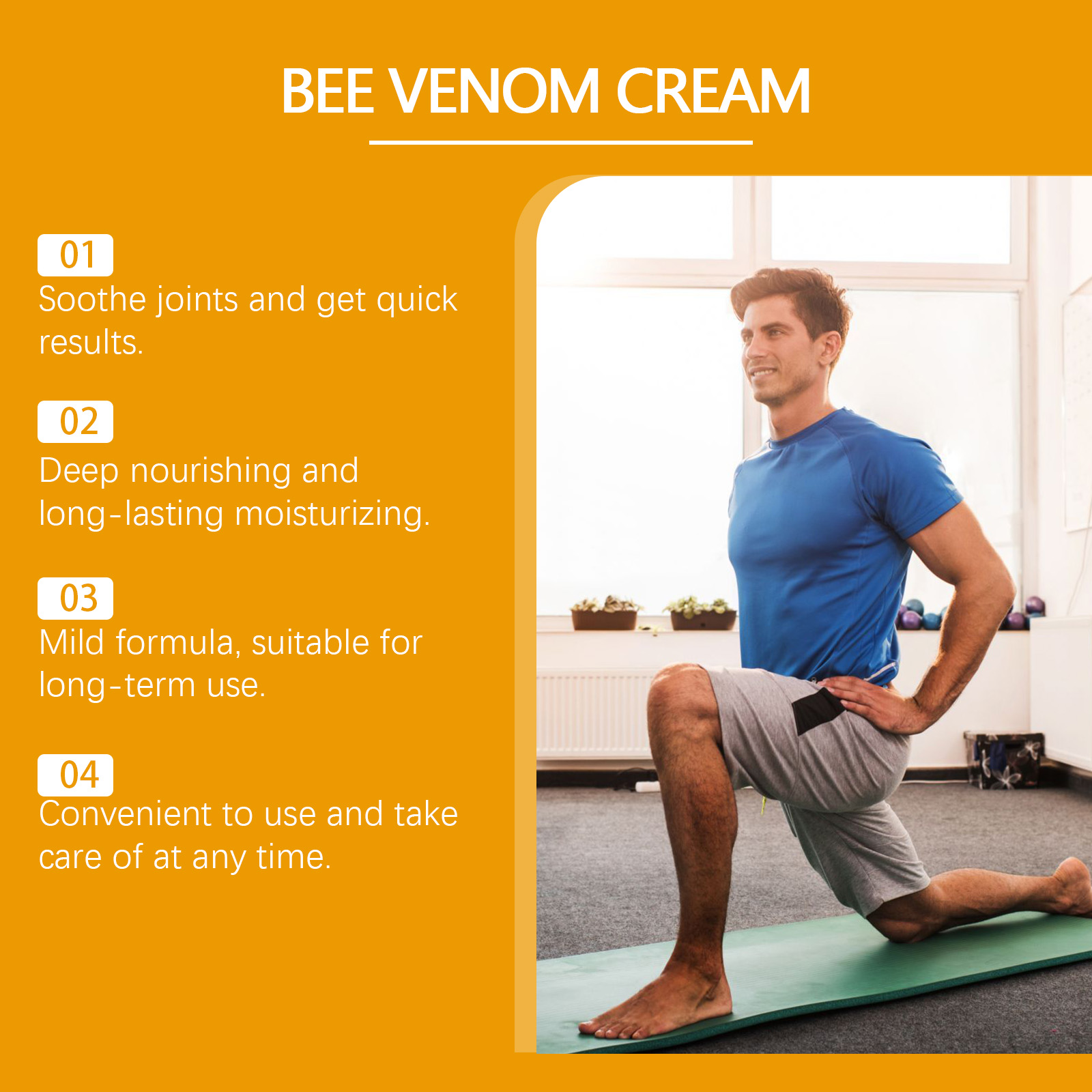 100% original 30g Bee Venom Pain Relief Cream Arthritis Joint Knee ...