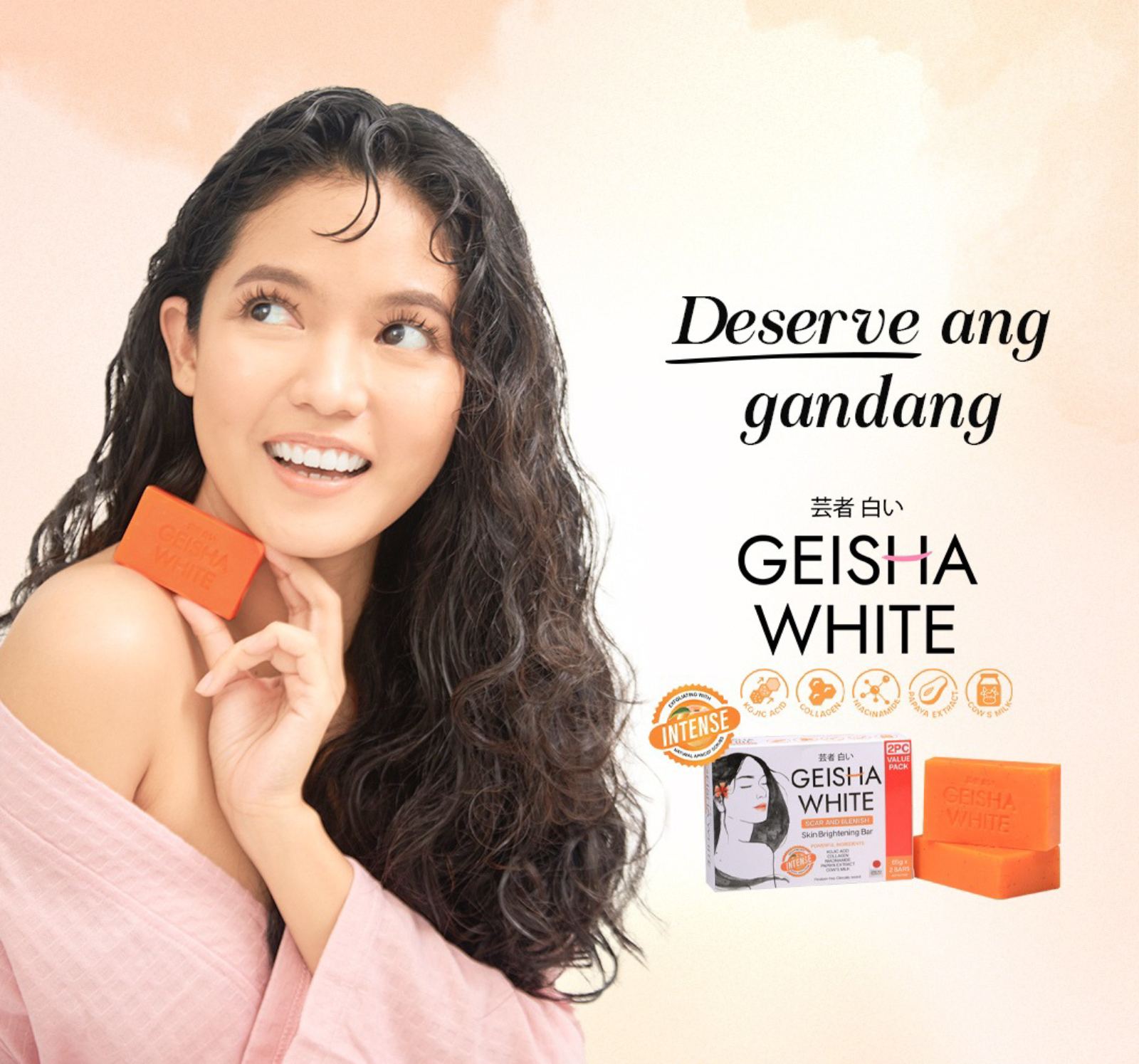Buy 1 Take 1 Geisha White Skin Brightening Bar Scar and Blemish Intense ...