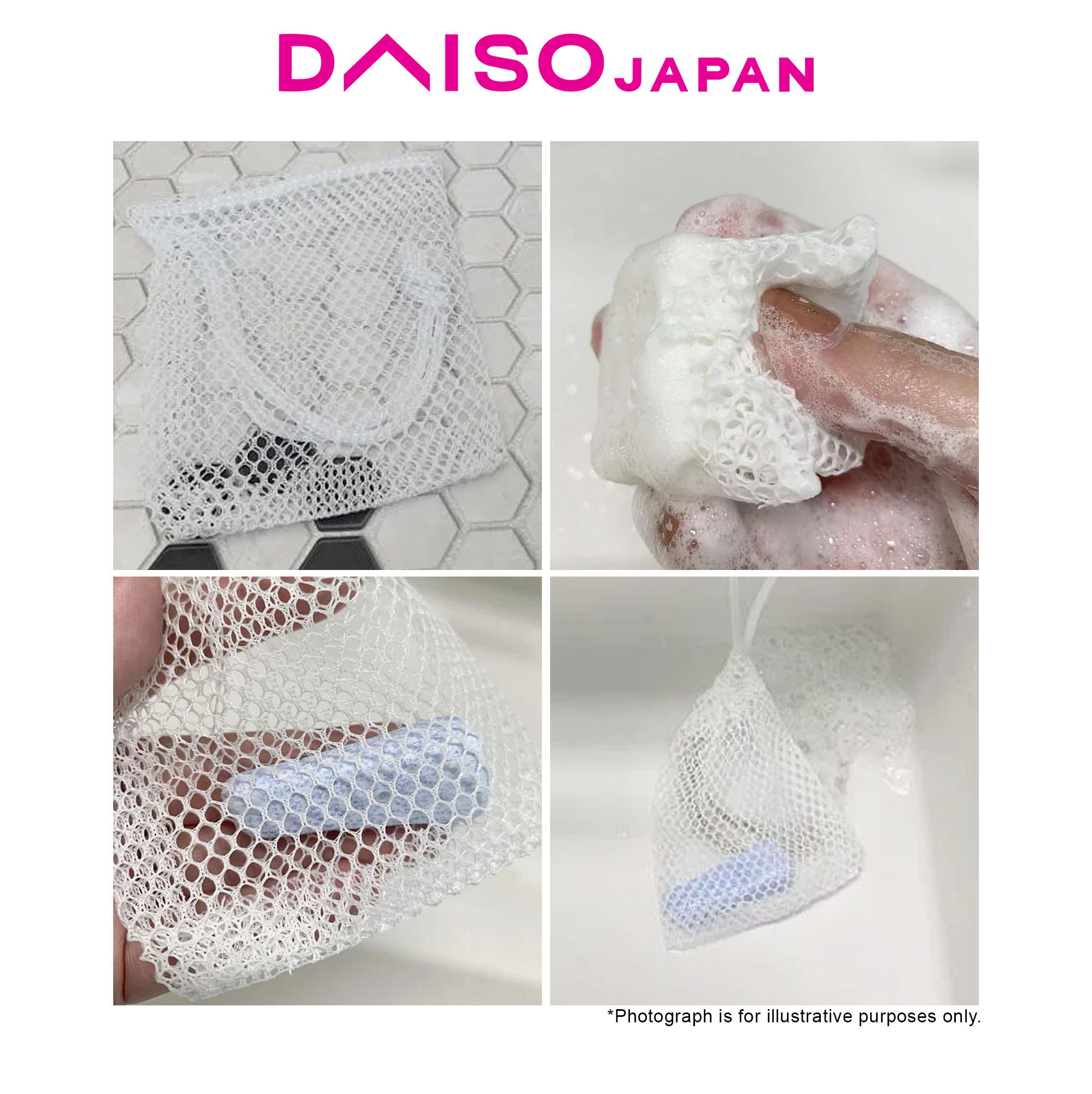 Daiso Soap Net Bag (2pcs) | Shopee Philippines