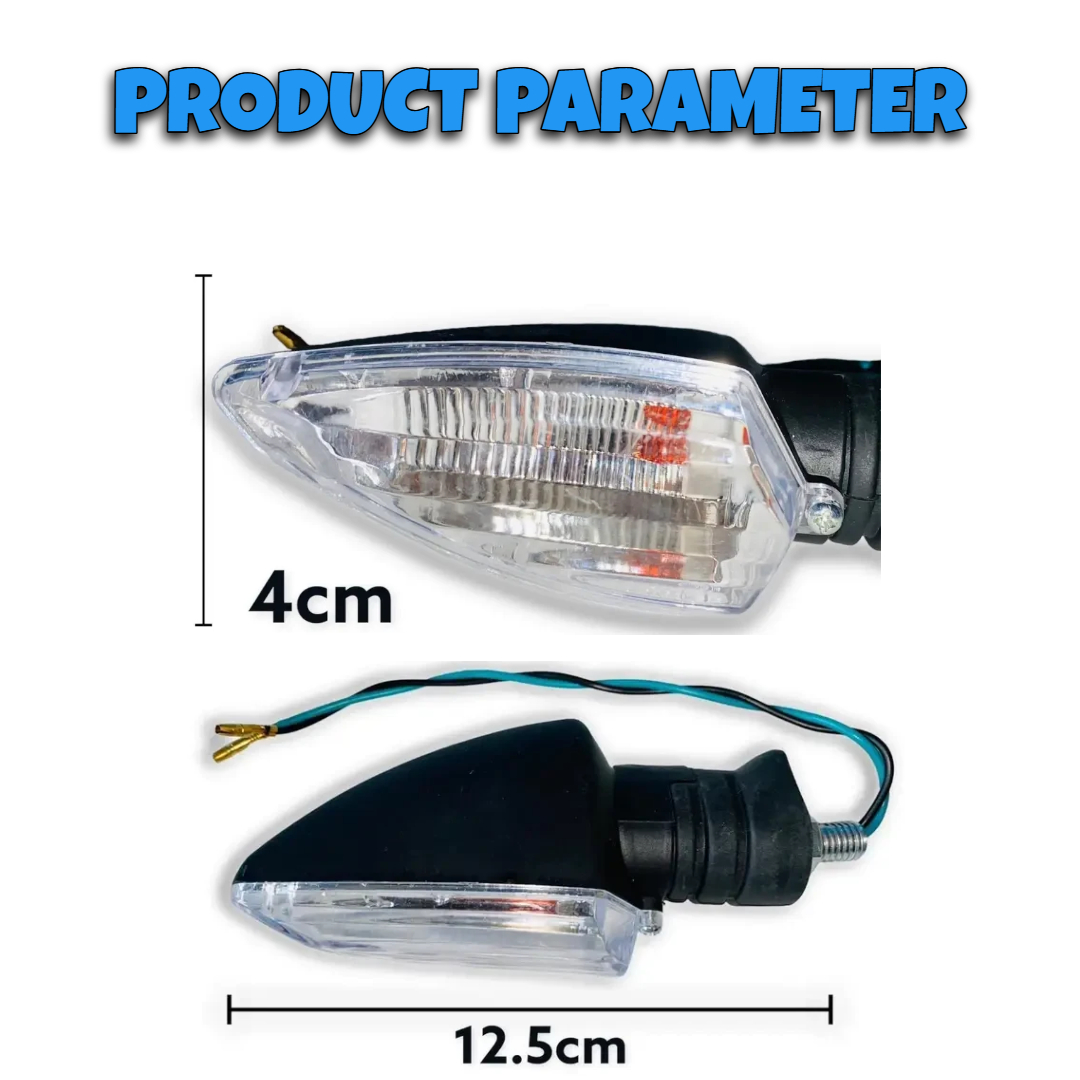 HONDA TMX ALPHA 125 - Big Flasher Signal Light Clear White Lens For ...
