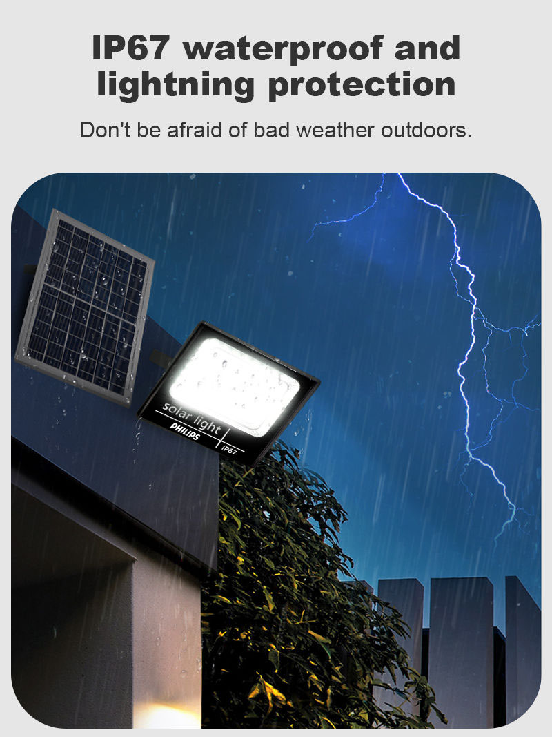 Solar Light Outdoor Sensor LED Lights FloodLight Waterproof Street Lamp ...