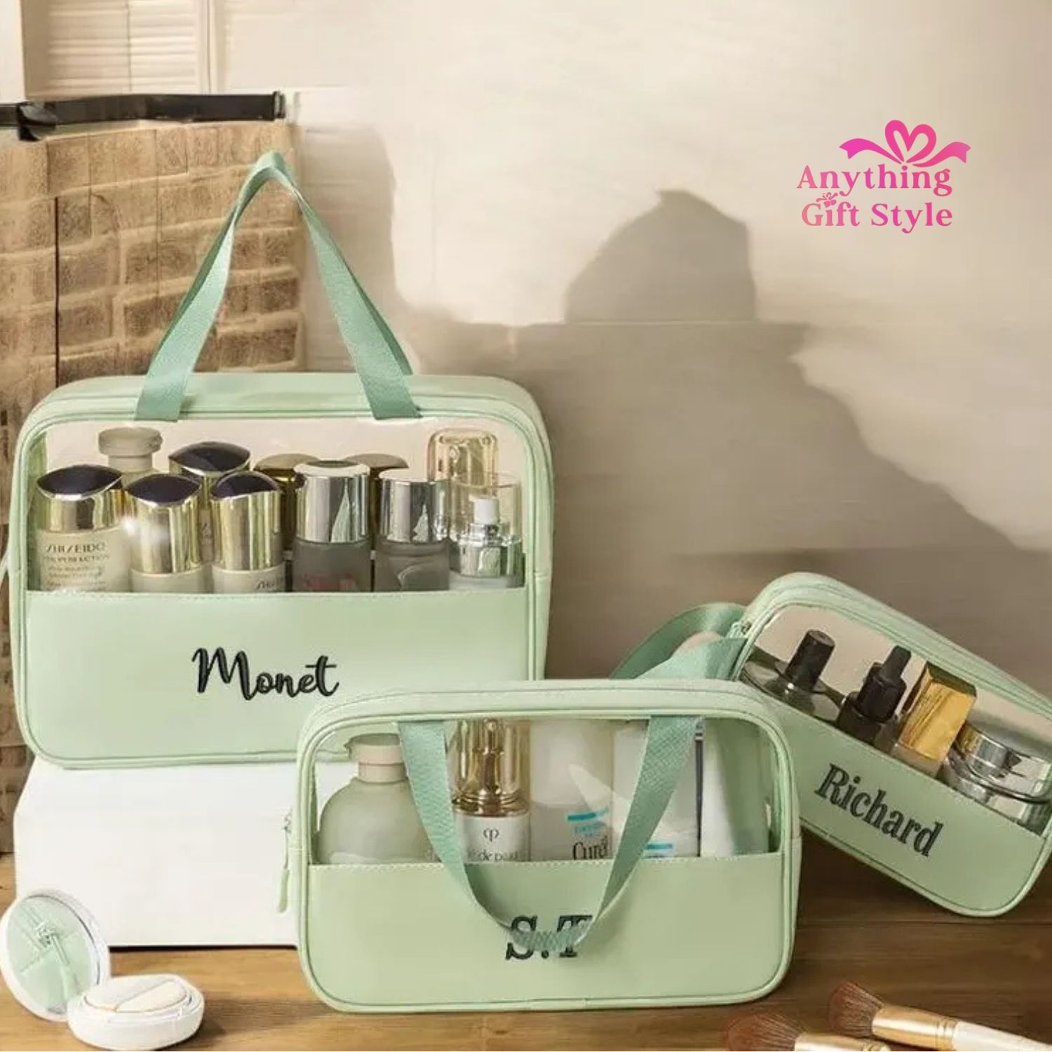 Personalized FREE Sticker Decal Waterproof Travel, Cosmetic Toiletry ...