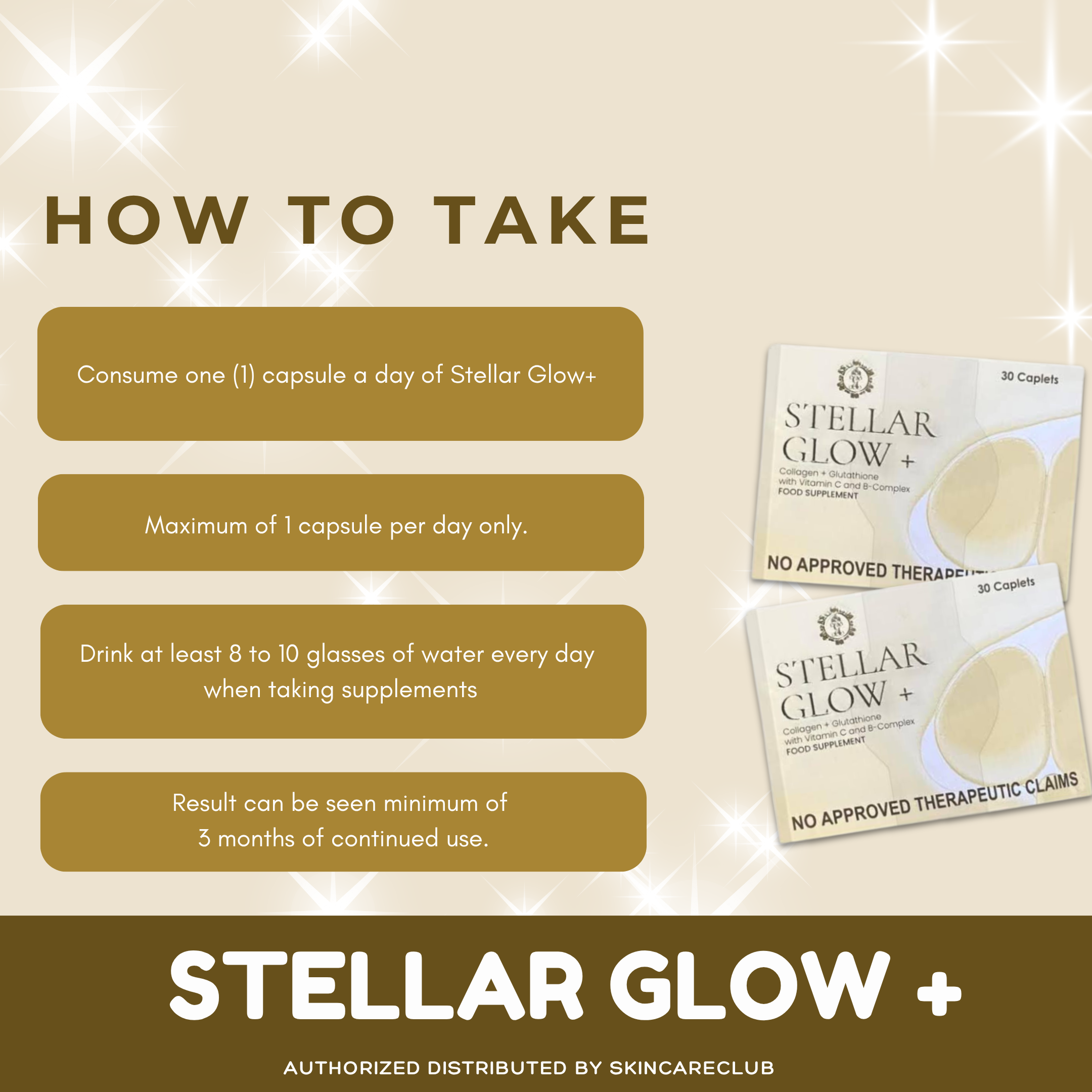 GorgeousGlow Stellar Glow+ Glutathione Collagen Beauty Supplement | Set ...