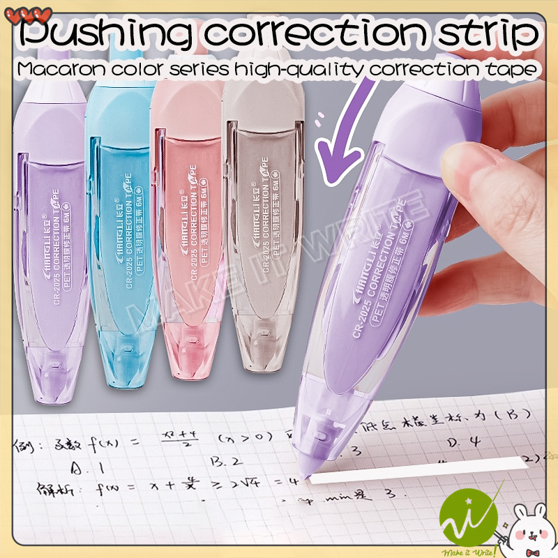 Correction Tape Retractable Refillable Correction Tape Student School ...