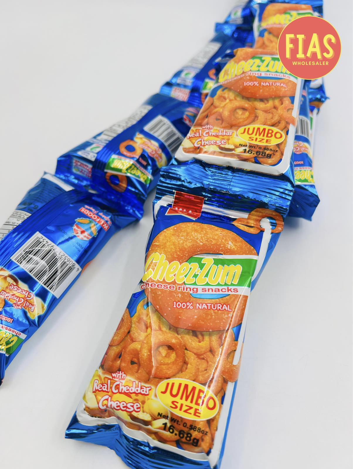 10 pcs Cheez Zum Cheese Ring Cheddar Cheese Jumbo 16.68g | Shopee ...