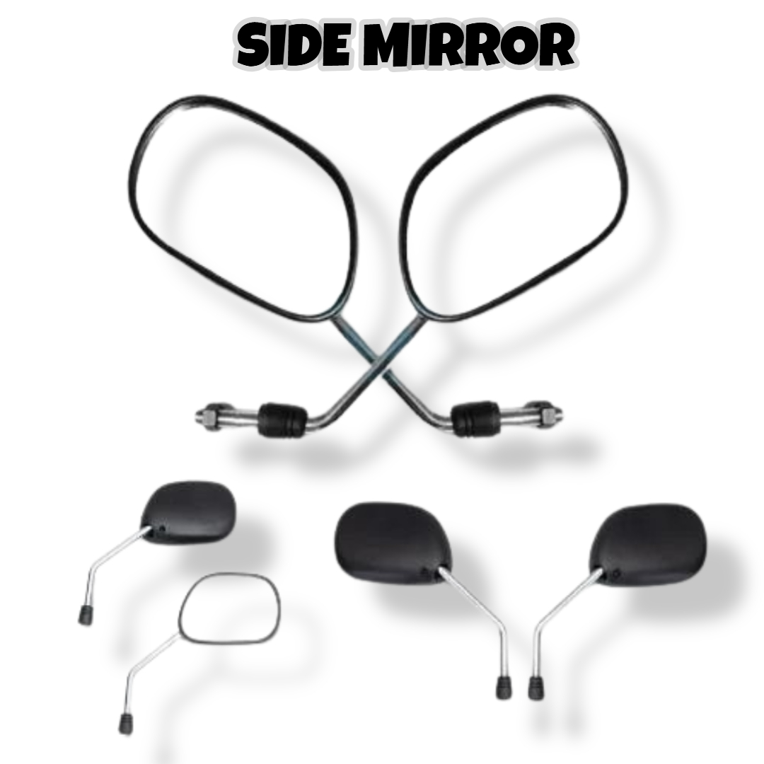 SUZUKI Shogun pro 125 - SIDE MIRROR CHROME STEM | LONG STEM STOCK TYPE ...