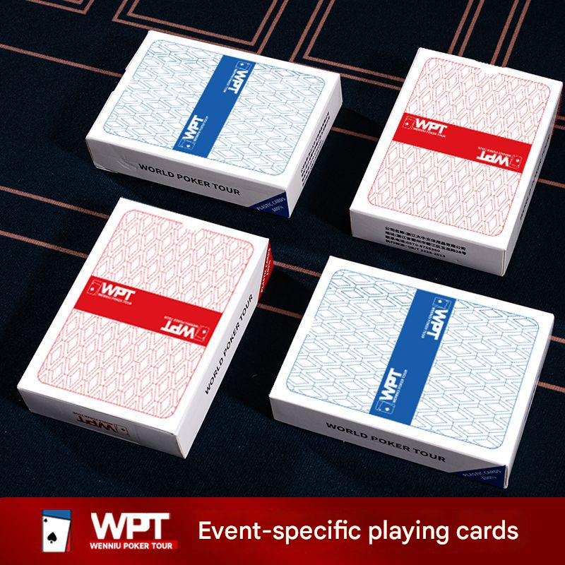 WPT Poker Cards Competition-specific Cards Waterproof Anti-folding ...