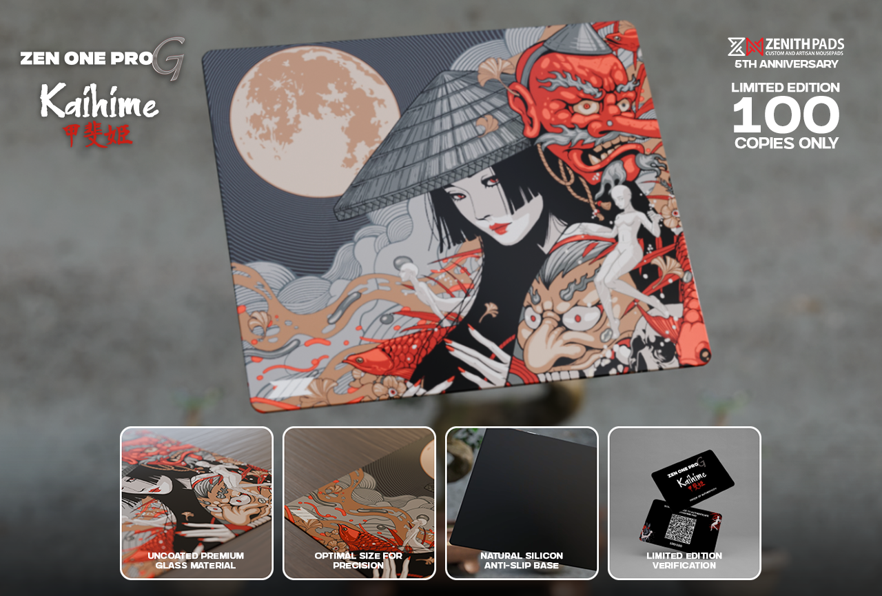 Zenithpads - Kaihime Glasspad | Shopee Philippines