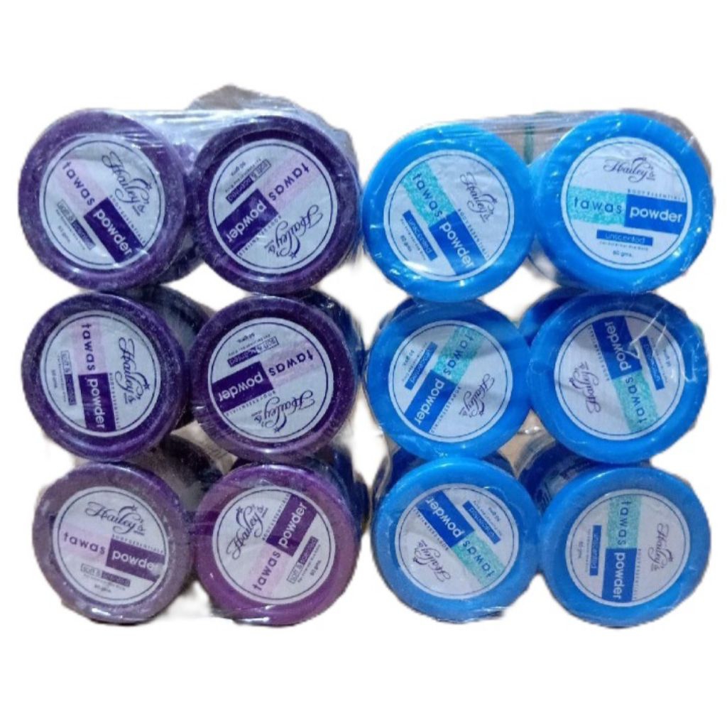 HAILEY'S Tawas Powder 50grms Unscented & Soft Scented [ PACK OF 6's ...