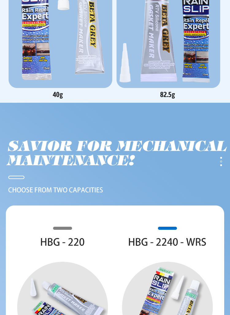 Hardex Beta Grey RTV Silicone Gasket Maker 82.5g Car Engine/Motor ...