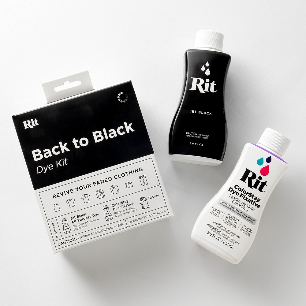 Rit Dye Kit Back to Black KIT | Shopee Philippines