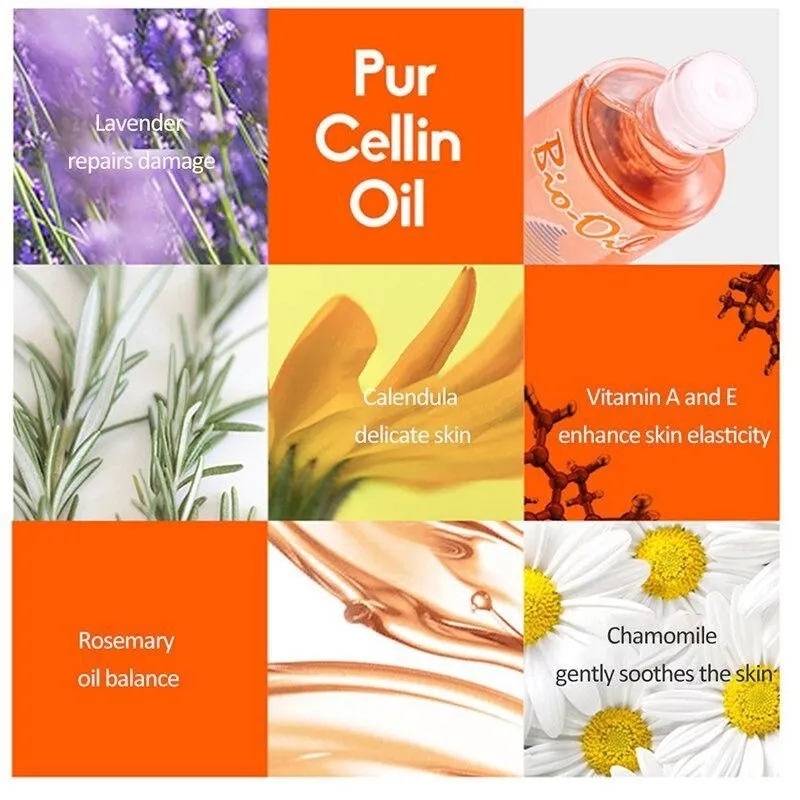 Bio-oil Facial Repair Oil, used for removing scars, eliminating stretch ...