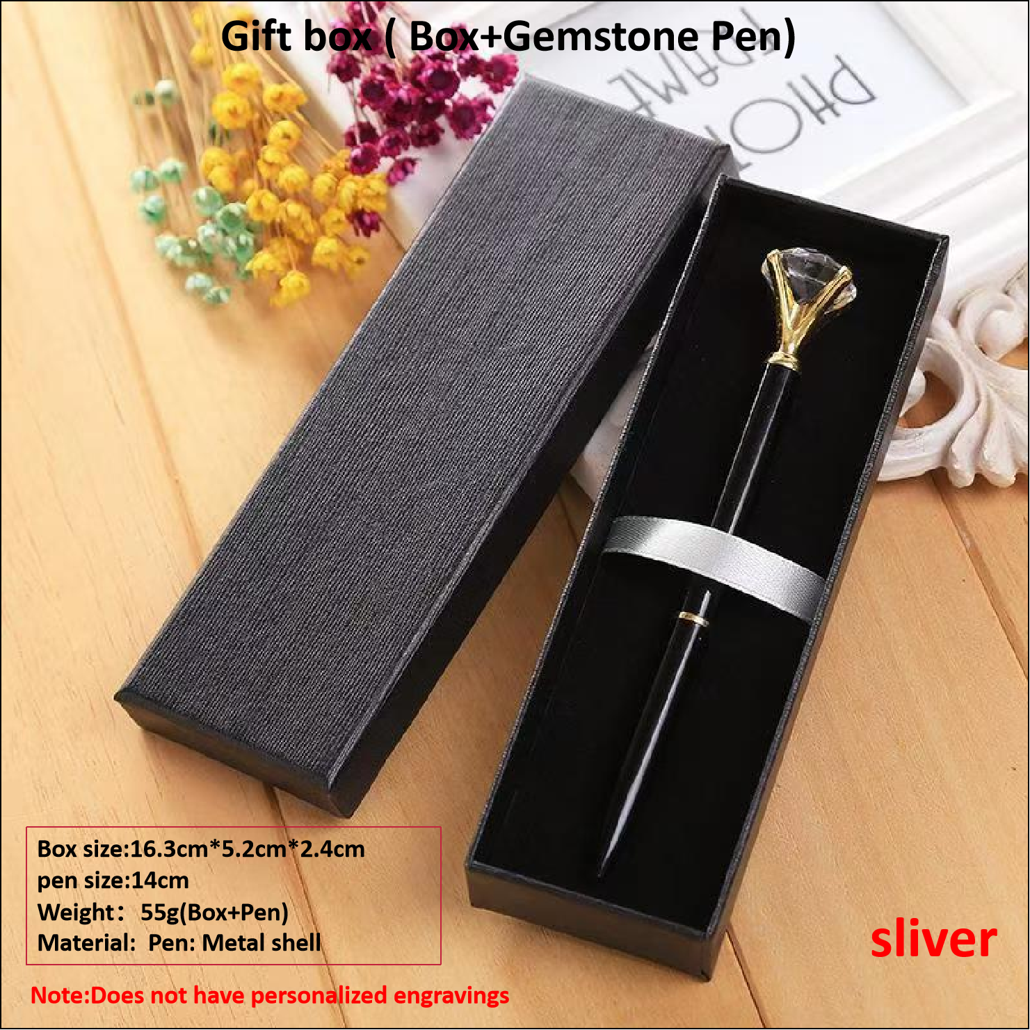 giftbox Big Diamond Pen GiftSet signpen set parker pen Gel Pen metal ...