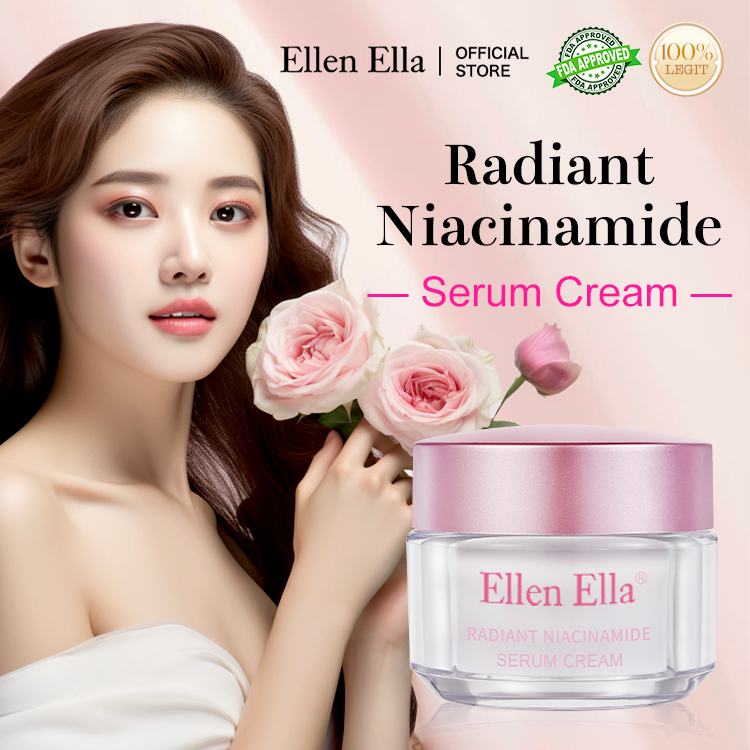 ELLEN ELLA 10% Niacinamide Pure Serum Cream 30g Whitening Moisturizer ...