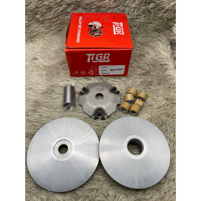COD TTGR Pulley Set for Honda Click 125/ Beat Fi Yamaha Mio Sporty/ M3 ...