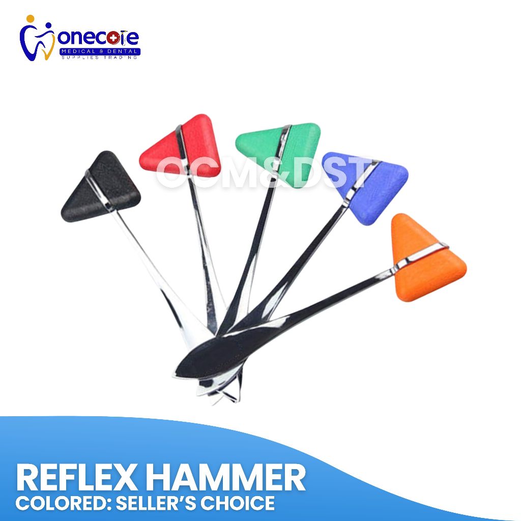 Reflex Hammer (Colored) - Medical Triangle Taylor Pertussis Percussion ...
