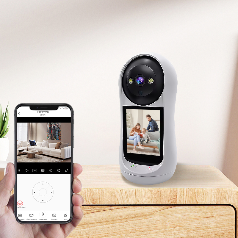 V380 Pro CCTV 10MP IP Camera Indoor Wireless With Display Screen Two ...