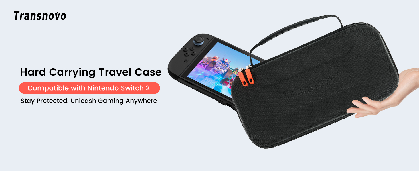 Transnovo Protective Hard Portable Travel Carry Case for Nintendo Switch 2 NS2-CC03 | Shopee ...