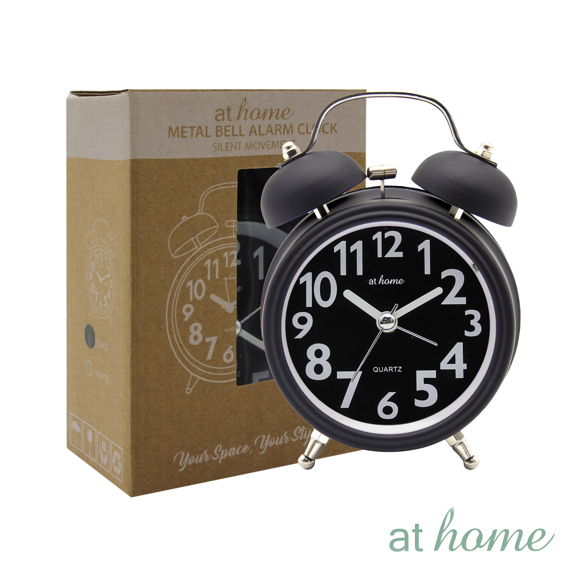AT HOME Belinda/Blake Vintage Analog Nordic Strong Alarm Clock for ...