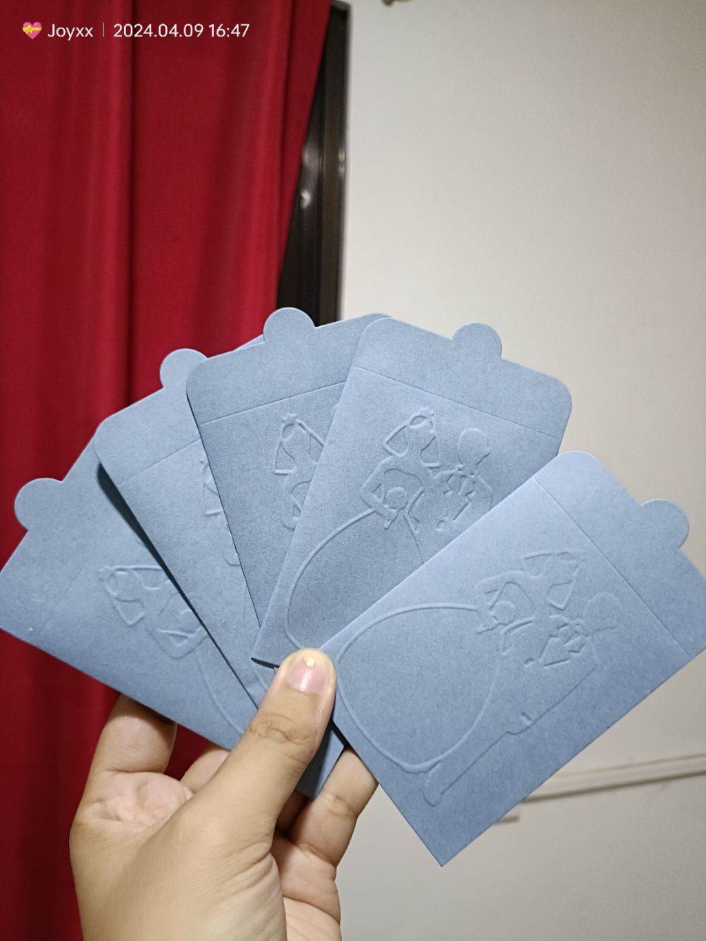 10pcs ANGPAO money envelope WEDDING ampao birthday Christmas red blue ...
