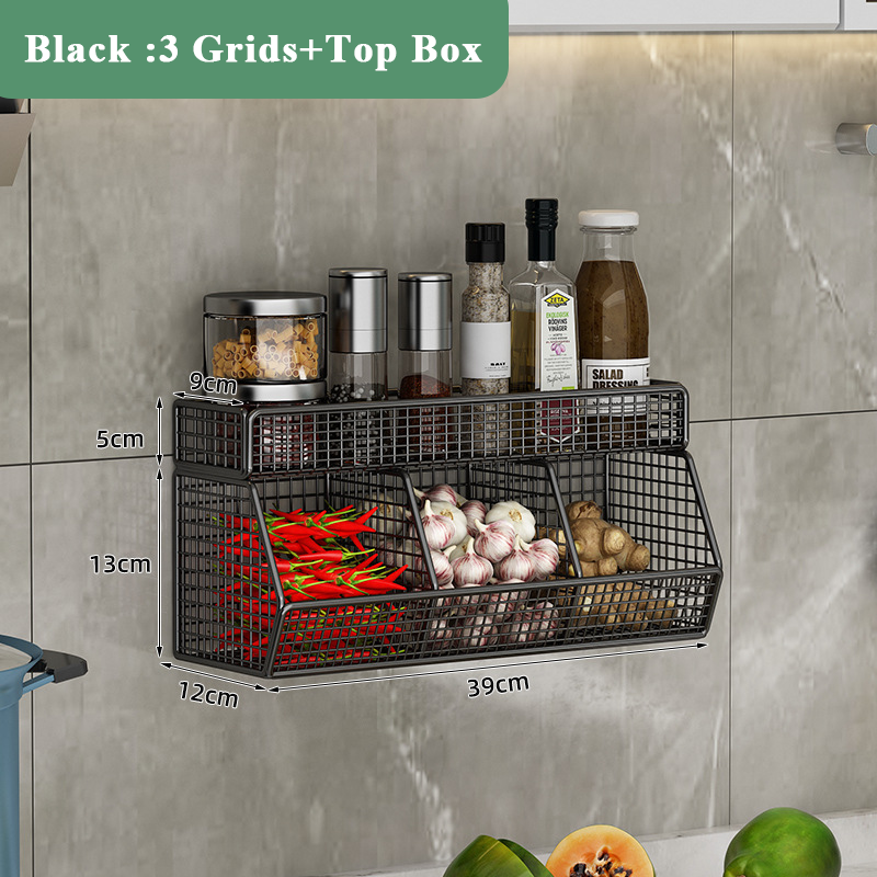 Kitchen Organizer Storage Rack Condiments Organizer Hanging Organizer ...
