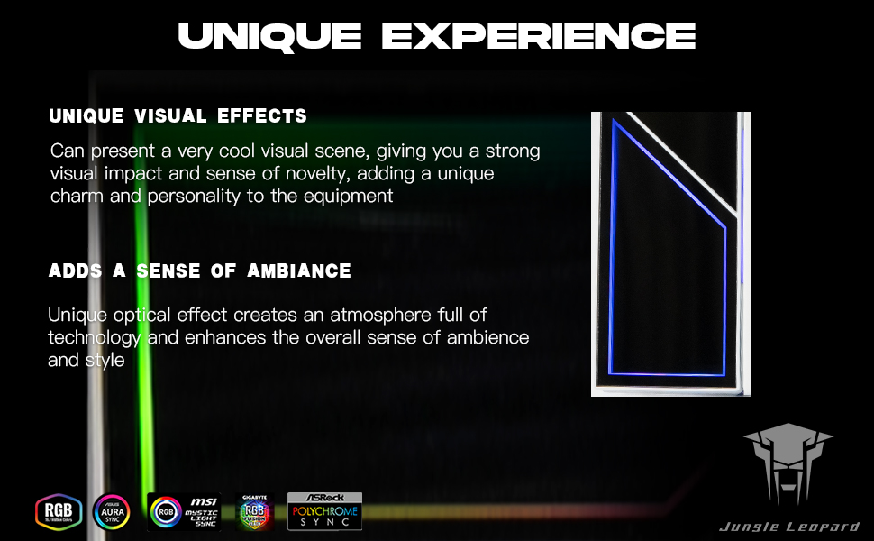 Jungle Leopard KF400 ARGB CPU Cooler 120mm PC Fan Infinity Mirror ARGB ...