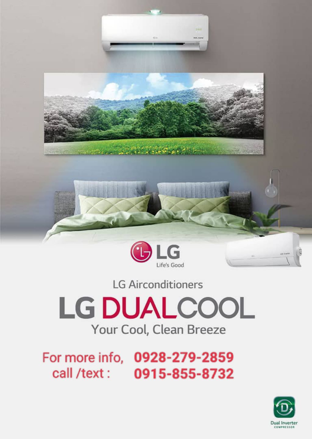 LG 1.5HP Split Type Inventer Aircon | Shopee Philippines