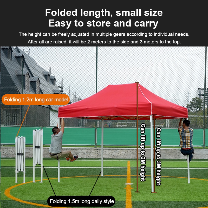 Outdoor Tent HEAVY DUTY Tent 2x2/2x3/3x3 Meter Retractable Tent ...