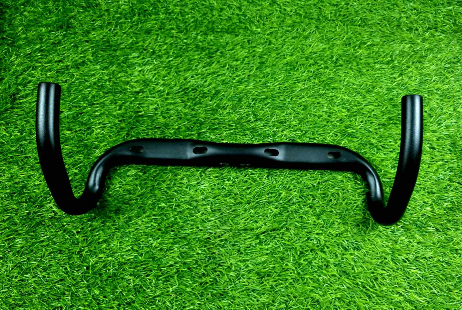 JARVIS Genova Alloy Drop Bar 400mm Flat Top Internal Cable Road Bike Fixie Drop Bar Handlebar ...