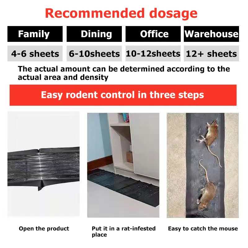 Stormph Mice Sticky Mouse Trap Glue Trap odor seduce catch 30 mice ...