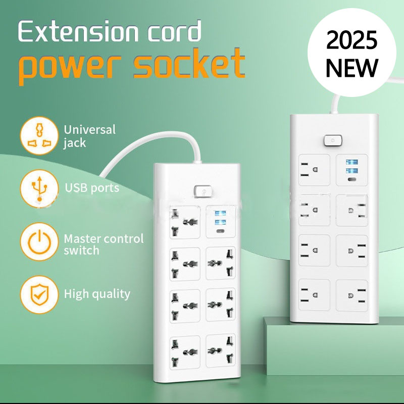 High-power Multi-switch Socket Universal Socket Individual Switched ...