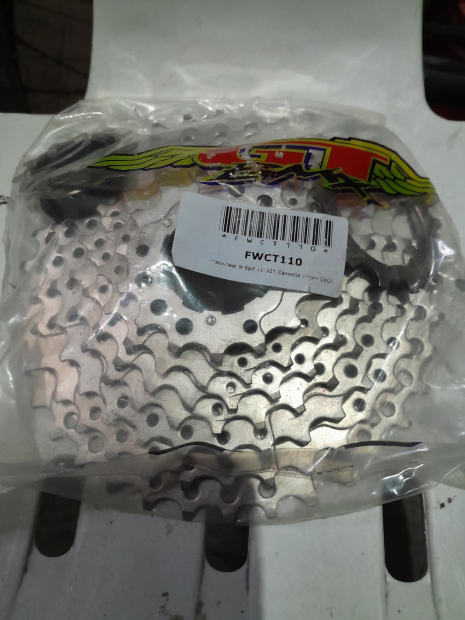 Sunshine GT Cogs Sprocket Cassette 9/10 Speed 11 to 32 Teeth Chrome ...