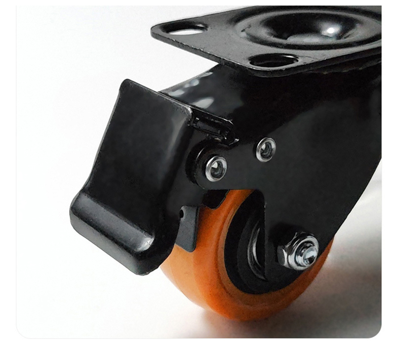 4PCS Gold Diamond Caster Wheel Set 1.5-2 Inch Heavy Duty Swivel,With ...