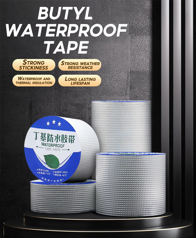 30/50CM Aluminum Foil Butyl Waterproof Tape For roof leak Roof Sealant ...
