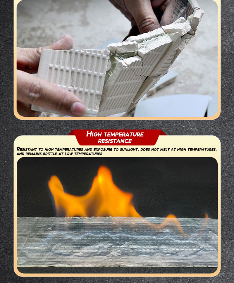 30/50CM Aluminum Foil Butyl Waterproof Tape For roof leak Roof Sealant ...