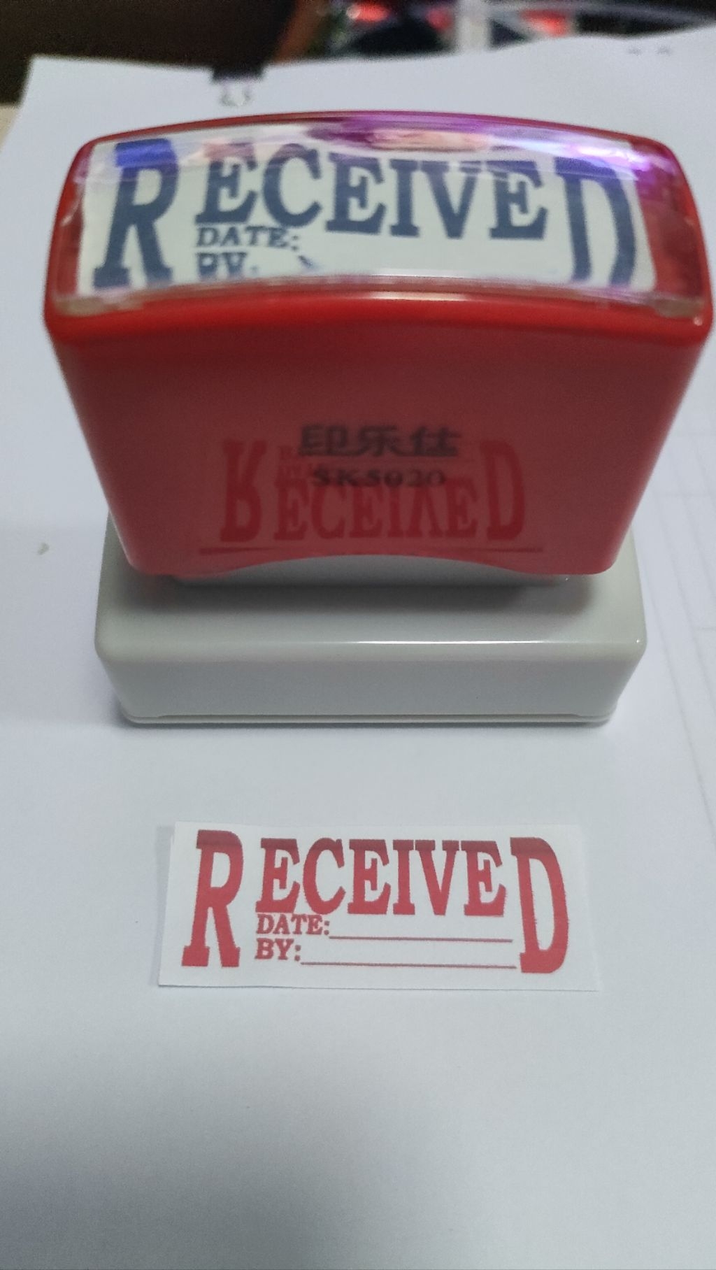 RECEIVED, DELIVERED CHECKED PAID STAMP READY MADE | Shopee Philippines