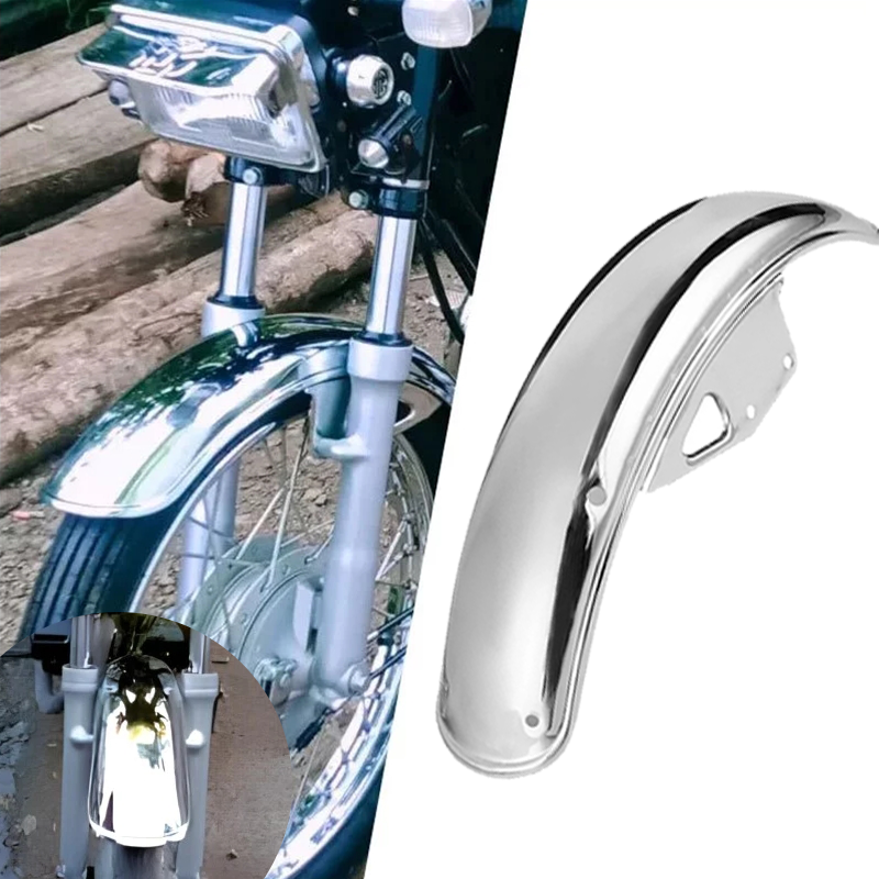 RUSI TMX125 TMX150 TC125 TC150 CHROME FENDER SET | Front & Rear ...