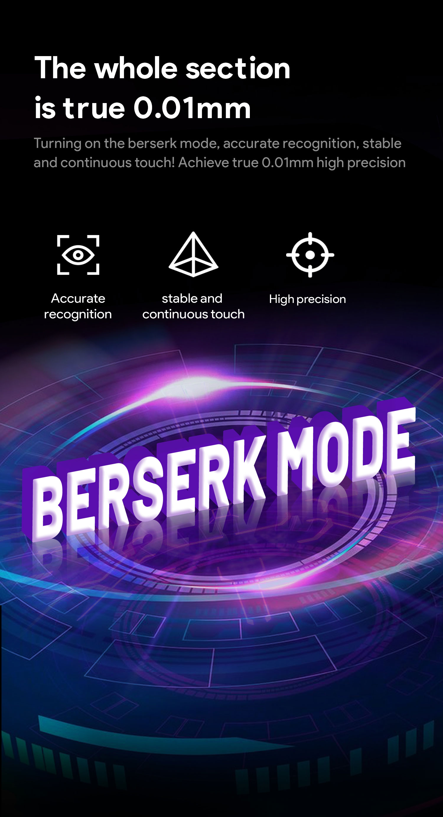 FURYCUBE M68 HE Magnetic Axis Keyboard Wired RGB Backlight Gaming 3 Pin ...