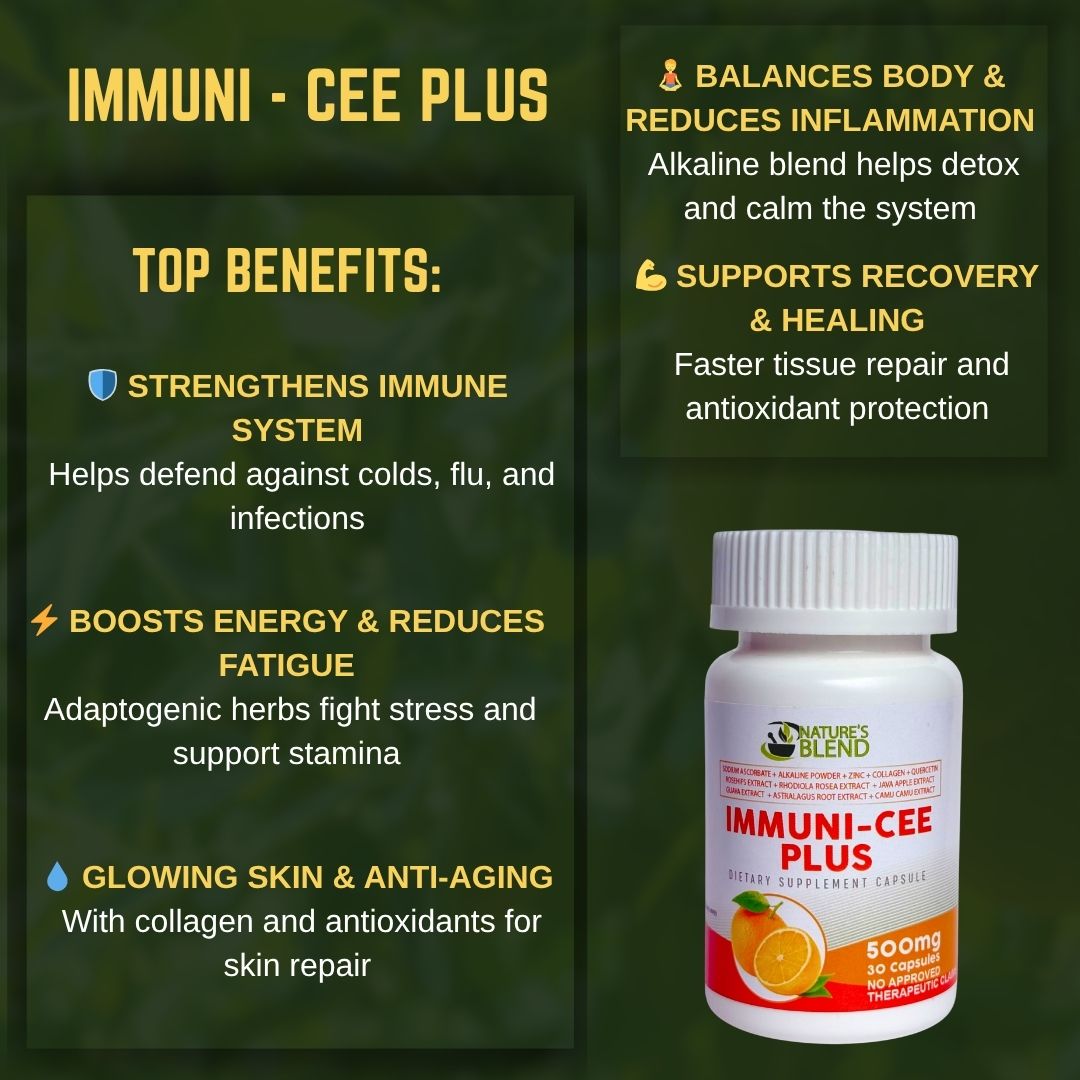 IMMUNI - CEE PLUS ALKALINE VITAMIN C MULTIVITAMINS + SODIUM ASCORBATE ...