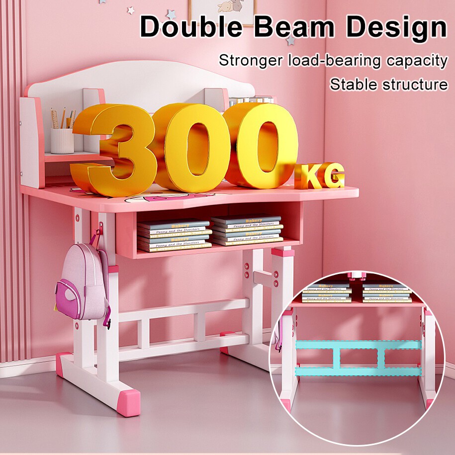 COD Kids Study Table and Chair Boys girls Study table Age5-15 Writing ...