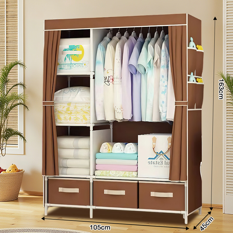 Clothes Wardrobes Zipper Wardrobe Cabinet For Clothes Wardrobe Closet ...