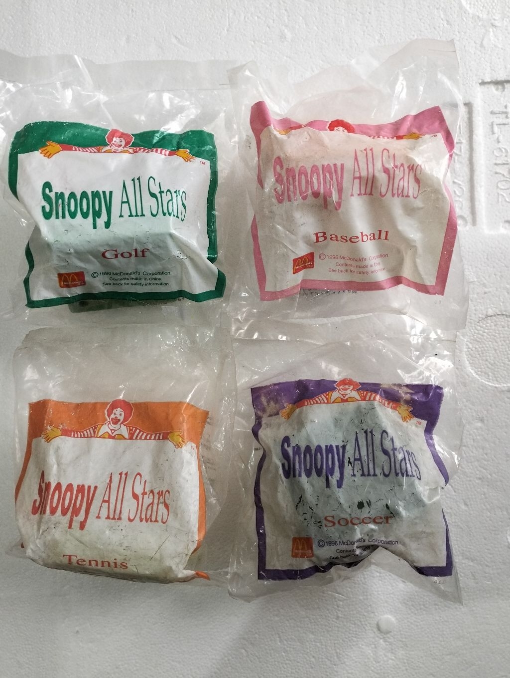 (Sealed) 1996 McDo Snoopy All Stars Collectible Figures | Shopee ...