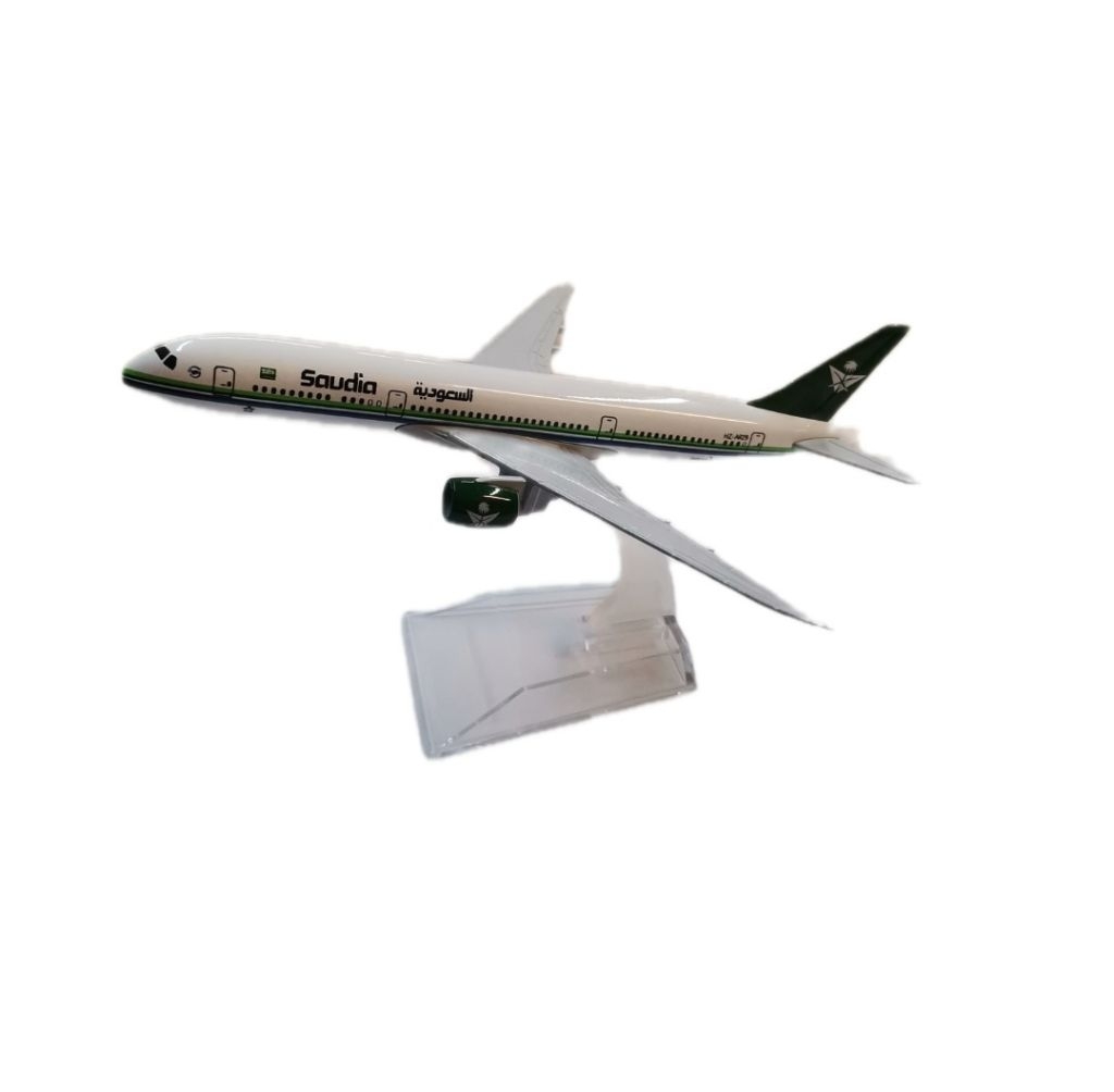 Saudia Airlines Boeing 787 Diecast Toy Airplane Model - 6 Inches with ...