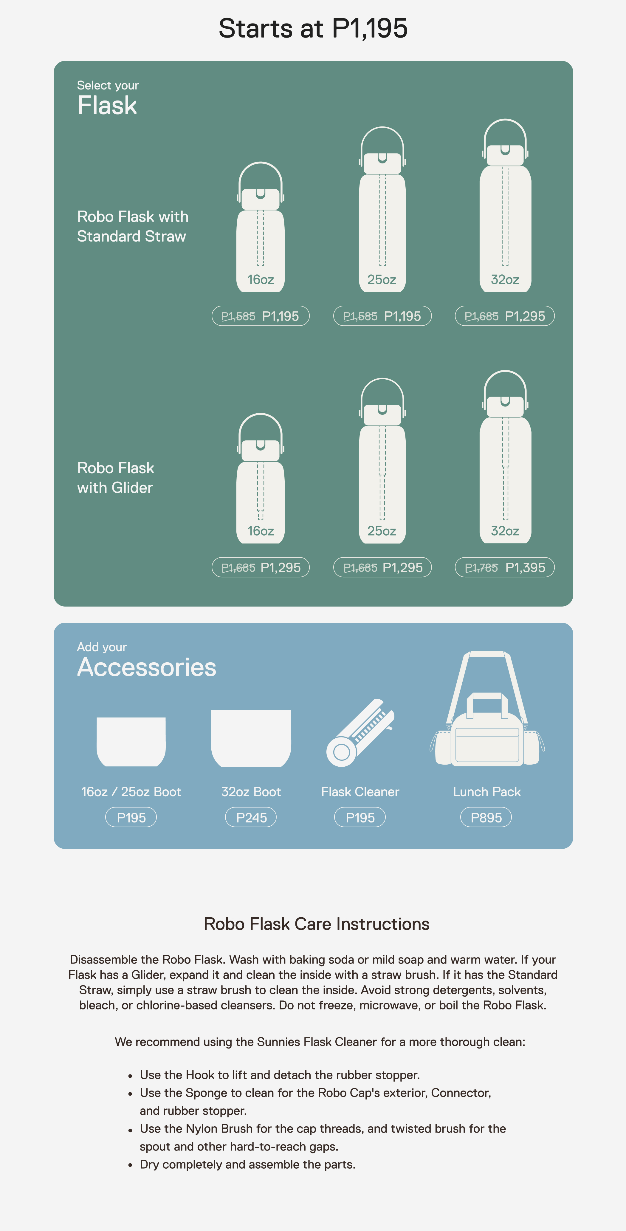 Sunnies Flask Robo Cap (Cube-Shaped Sip Water Tumbler Accessory Lid ...